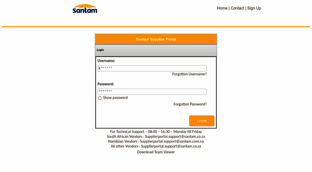 supplier.santam.co.za - Santam Supplier Portal - Supplier Santam