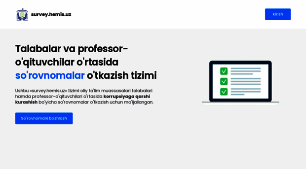 survey.hemis.uz - survey.hemis.uz - Survey Hemis