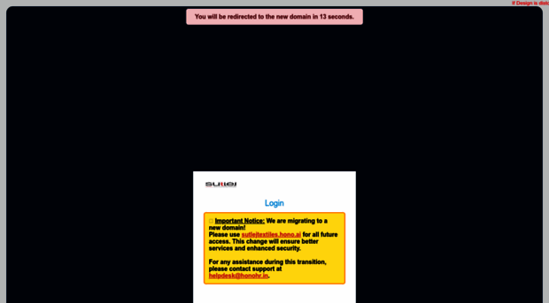 sutlejtextiles.honohr.com - Login - Sutlejtextiles Honohr