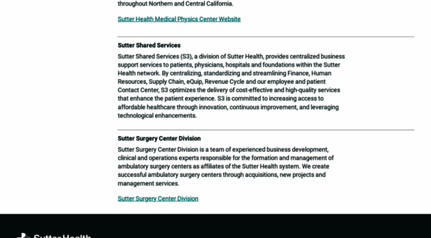 sutterphysicianservices.org - Other Business Services | Sutt ...