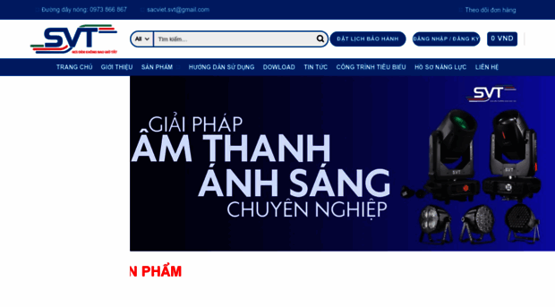svt.com.vn - Công ty TNHH Ánh Sáng Sắc Việt... - Svt