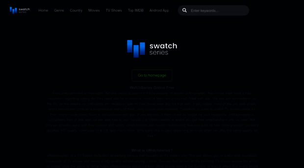 swatchseries.is - sWatchSeries - Watch Series on... - SWatchSeries
