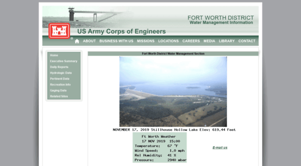 swf-wc.usace.army.mil - Water Managment - Fort Worth D... - Swf Wc Usace
