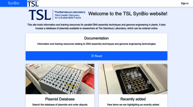 synbio.tsl.ac.uk - TSL SynBio - Syn Bio TSL