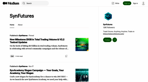 synfutures.medium.com - SynFutures – Medium - Syn Futures Medium