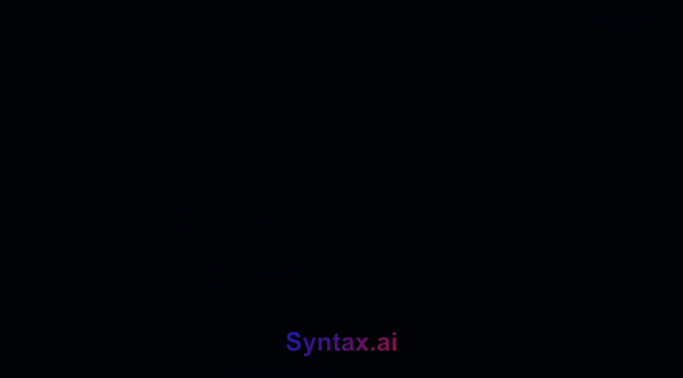 syntax.ai - Syntax.ai - Next-Gen AI Develo... - Syntax