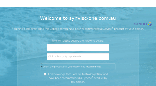 synvisc-one.com.au - Sanofi Synvisc - Synvisc One