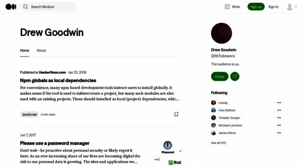 tacomanator.medium.com - Drew Goodwin – Medium - Tacomanator Medium