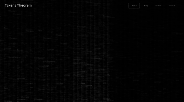 takenstheorem.weebly.com - Takens Theorem - Home | Takens... - Takens ...