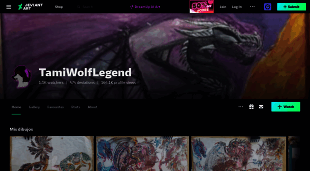tamiwolflegend.deviantart.com - TamiWolfLegend - Hobbyist, Tra ...