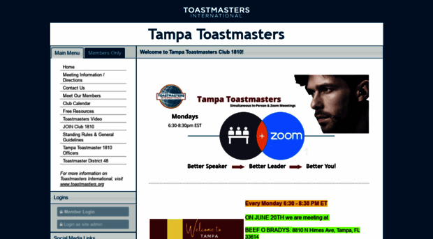 tampatoastmasters.org - Tampa Toastmasters - Tampa Toastmasters
