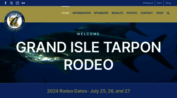 tarponrodeo.org - HOME - Grand Isle Tarpon Rodeo - Tarpon Rodeo