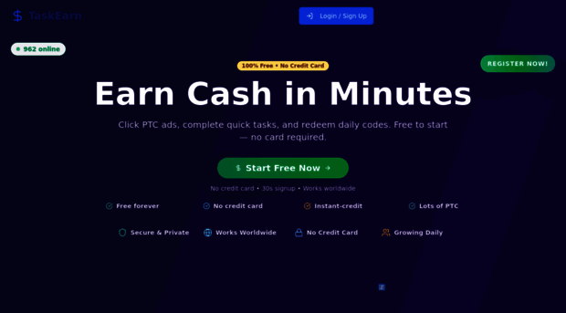 task-earn-ada5fbb7.base44.app - TaskEarn - Task Earn Ada5fbb7 Base 44