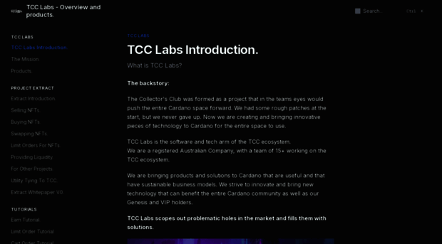 tcclabs.gitbook.io - TCC Labs Introduction. | TCC L... - TCC Labs Gitbook
