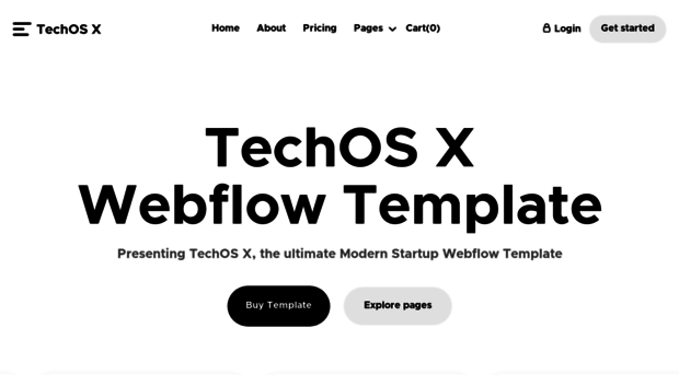 techostemplate.webflow.io - TechOS X - Webflow Ecommerce w... - TechOS Template Webflow