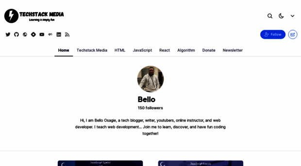 techstack.hashnode.dev - Bello's Technical Blog | ... - Techstack Hashnode