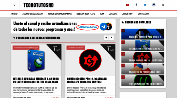tecnotutoshd.net - TecnoTutosHD | Programas Para ... - Tecno TutosHD