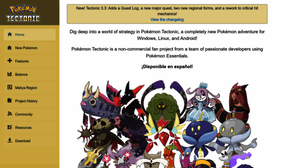 tectonic-game.com - Pokémon Tectonic - Tectonic Game