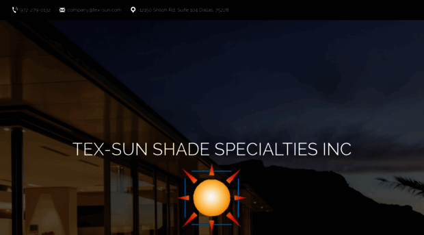 tex-sun.com - Window Shades & Specality Cons... - Tex Sun