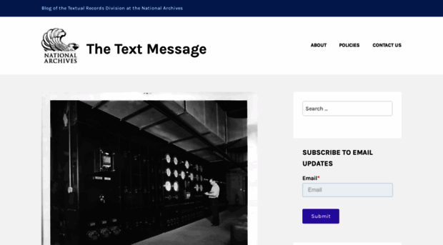 text-message.blogs.archives.gov - The Text Message – Blog of the ...