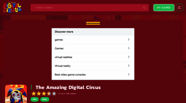 theamazingdigitalcircus.io - The Amazing Digital Circus Gam... - The ...