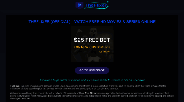 theflixer.org - TheFlixer (Official) – Watch F... - The Flixer