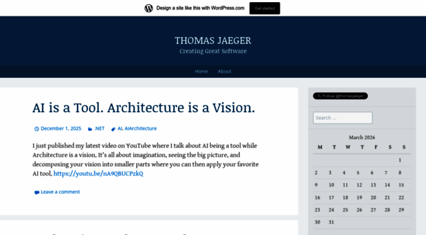 thomasjaeger.wordpress.com - Thomas Jaeger | Creating Great... - Thomas ...