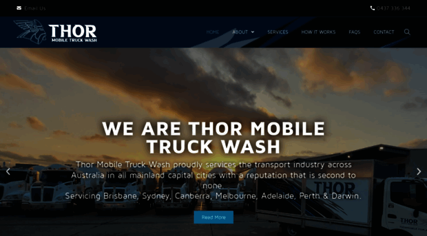thormobile.com.au - Thor Mobile Truck Wash | Onsit... - Thor Mobile