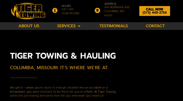 tigertowing.com - Tiger Towing | Home - Tiger Towing