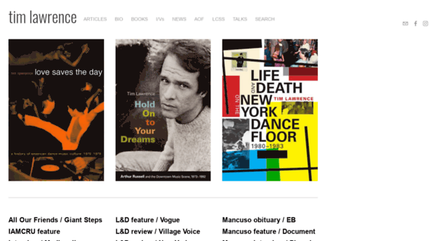 tim-lawrence1.squarespace.com - Tim Lawrence - Tim Lawrence 1 Squarespace