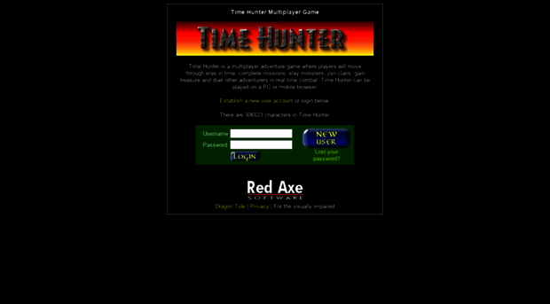 timehunter.com - Time Hunter RPG - Time Hunter