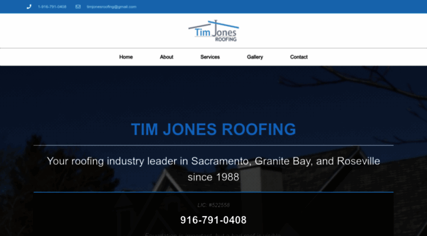 timjonesroofing.com - Tim Jones Roofing: Sacramento,... - Tim Jones Roofing