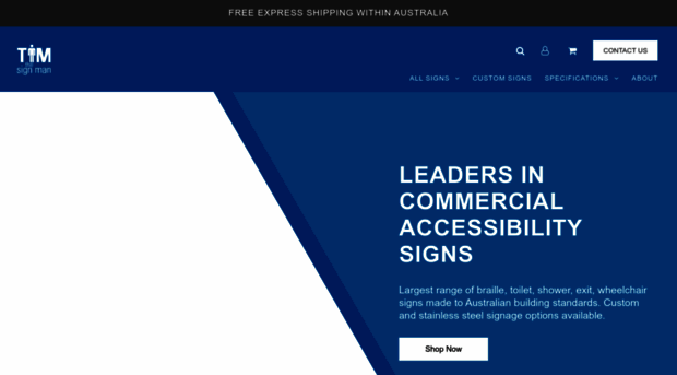 timthesignman.com.au - Braille Signs Australia | Tim ... - Tim The Sign Man