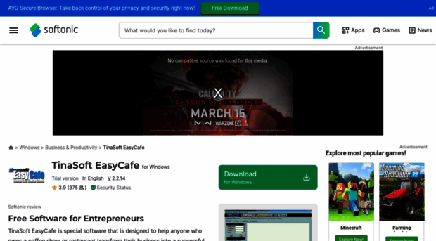 tinasoft-easycafe.en.softonic.com - TinaSoft EasyCafe - Download - Tina ...