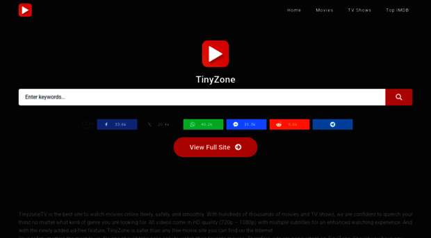 tinyzonetv.cc - Watch Free Movies Online And S... - Tiny Zone Tv