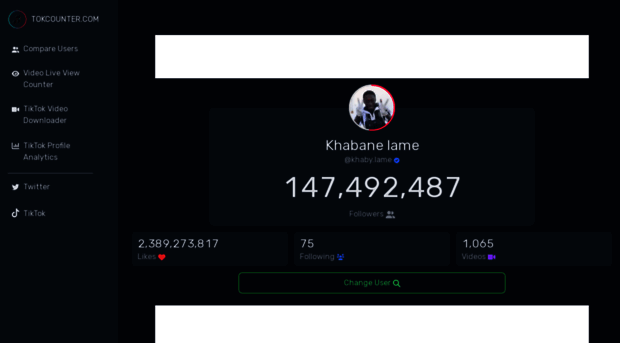 tokcounter.com - TikTok Counter ⚡️ Realtime Tik... - Tok Counter