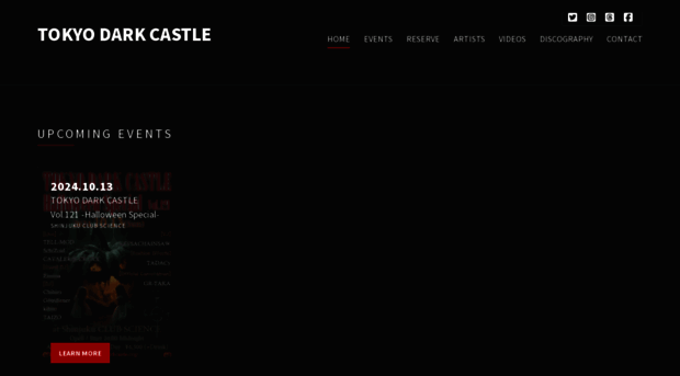 tokyodarkcastle.org - HOME - TOKYO DARK CASTLE - TOKYO DARK CASTLE