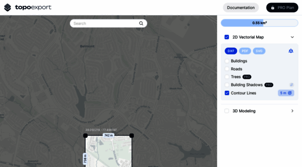 topoexport.com - Vector Maps & 3D Terrain Model... - Topo Export