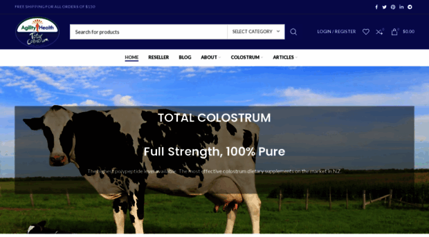 totalcolostrum.co.nz - Home - Total Colostrum - Total Colostrum