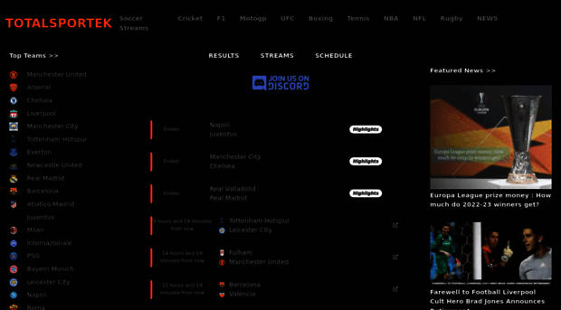totalsportek.pro - TOTALSPORTEK - LIVE STREAMS - TOTALSPORTEK