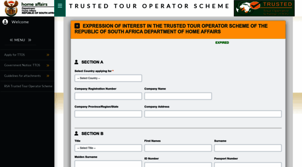 touroperator.dha.gov.za - TRUSTED TOUR OPERATOR SCHEME -... - TOUR ...