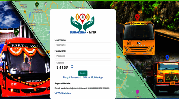 tracking.keralamvd.gov.in - .::Suraksha Mitr::. - Tracking Keralamvd