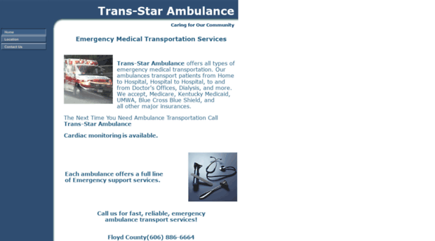 trans-star.com - Trans-Star Ambulance - Emergen... - Trans Star
