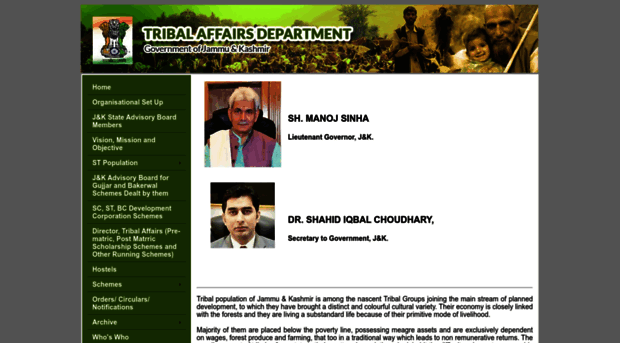 tribalaffairs.jk.gov.in - Tribal Affairs Department, Jam... - Tribal Affairs Jk