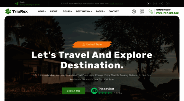 Triprex Nextjsvercelapp Triprex Tour And Travel Agency Trip 9603