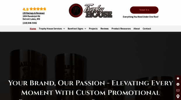 trophyhousedetroitlakes.com - Trophy House | Promotional Pro ...