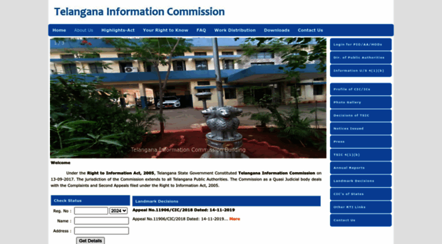 tsic.gov.in - Telangana State Information Co... - Tsic