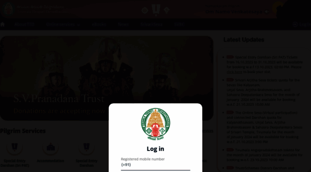 ttdevasthanams.ap.gov.in - Tirumala Tirupati Devasthanams... - Tt ...