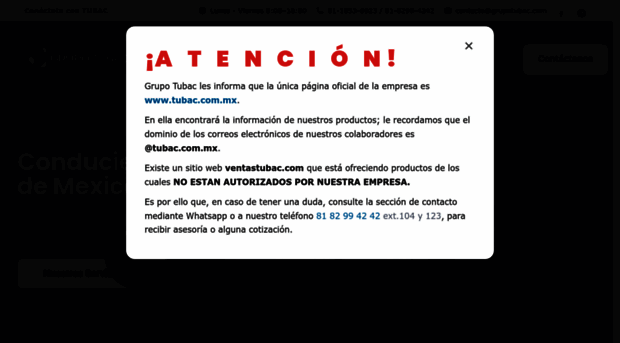 tubac.com.mx - Site is undergoing maintenance - Tubac