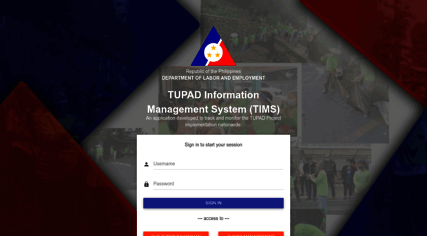 tupad.dole.gov.ph - DOLE | TUPAD Information Manag... - TUPAD DOLE